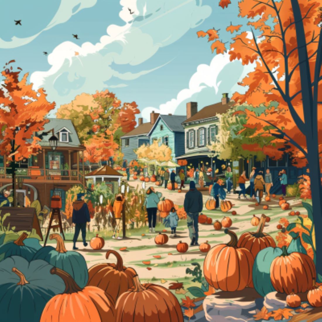 Free Fall Harvest Activities in Montreal