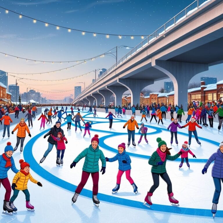 Experience Winter Skating at The Bentway in Toronto